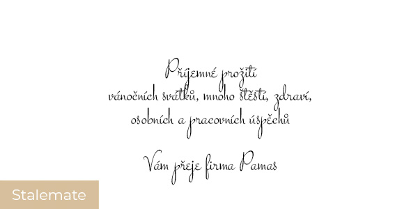 Font písma novoročenky | PAMAS