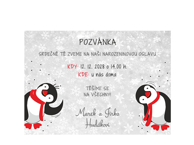 Pozvánky na oslavu - všechny | PAMAS